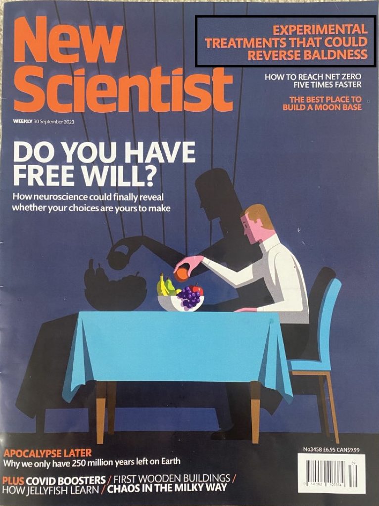 New Scientist magazine features HairClone - Articles, Media - Sara ...